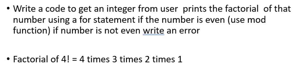 Solved . Write a code to get an integer from user prints the | Chegg.com