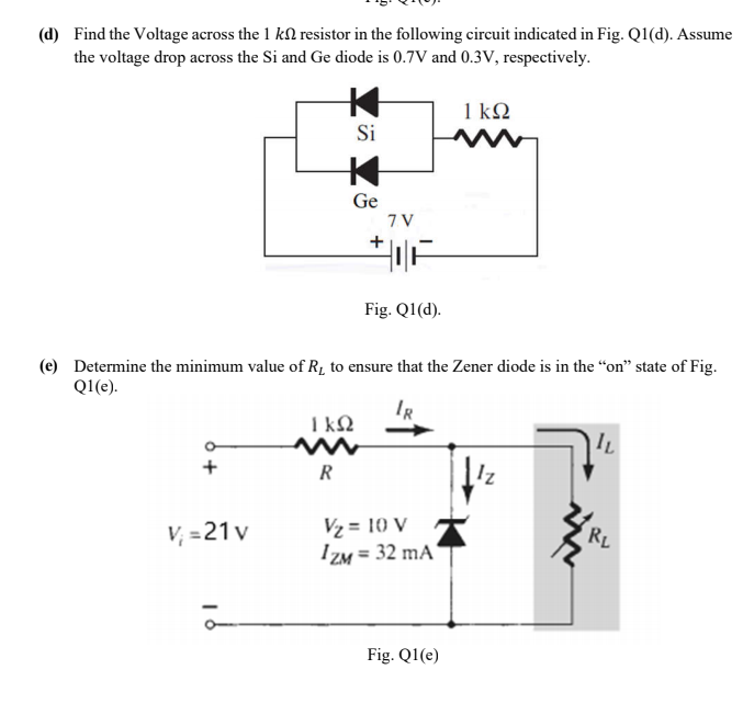 Solved 1. Determine the current I for the configuration of | Chegg.com