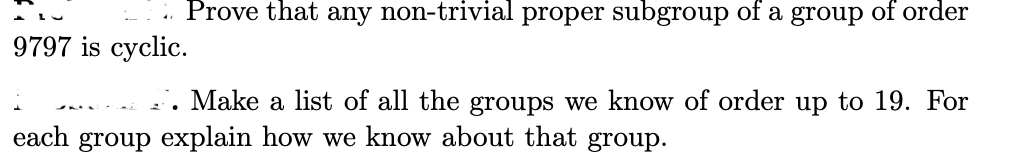 Solved · Prove that any non-trivial proper subgroup of a | Chegg.com