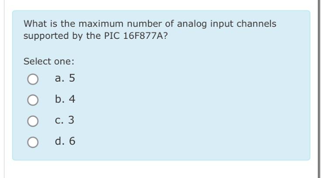 Solved What is the maximum number of analog input channels | Chegg.com