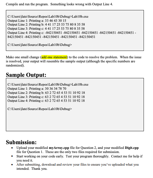 PLEASE WRITE THE CODE IN C++ Objective: • Overloading | Chegg.com