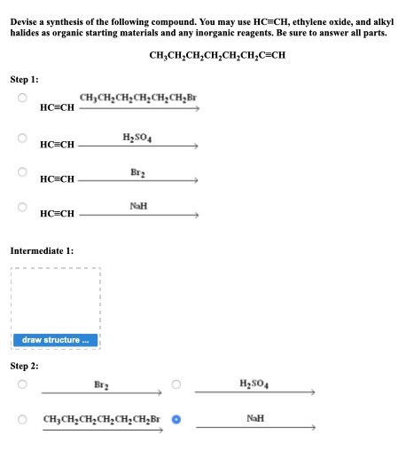 Solved Devise a synthesis of the following compound. You may | Chegg.com