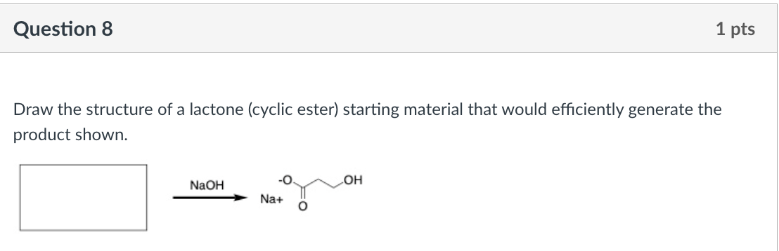 Solved Draw the structure of a single starting material that | Chegg.com