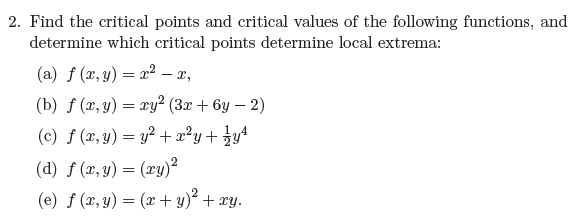 Solved Find the critical points and critical values of the | Chegg.com