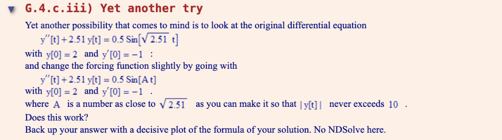 Yet another possibility that comes to mind is to look | Chegg.com
