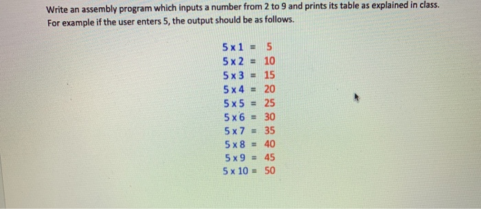 Solved Write An Assembly Program Which Inputs A Number From