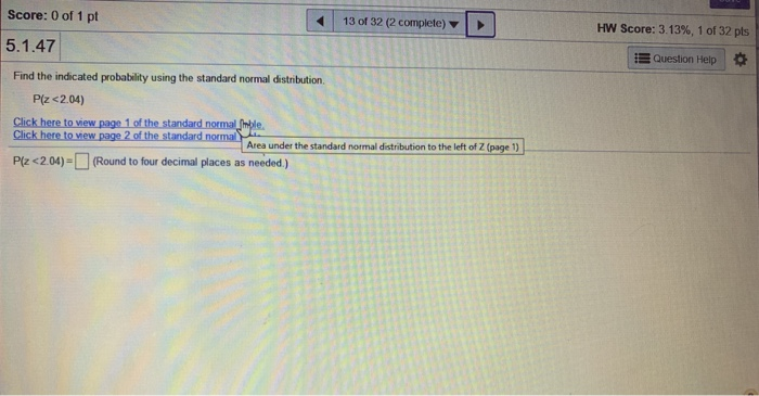 Solved A standardized exam's scores are normally | Chegg.com
