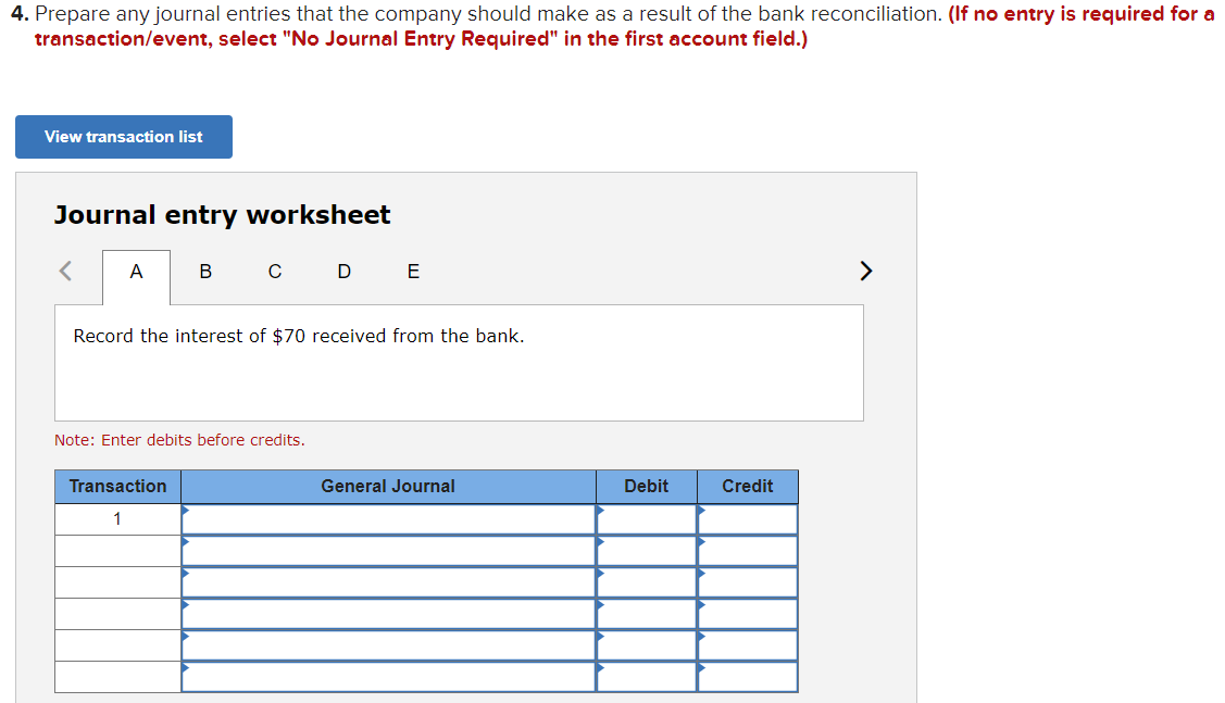 Solved Identifying Outstanding Checks and Deposits in | Chegg.com