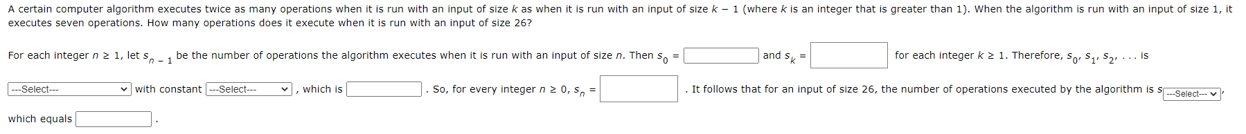 Solved A certain computer algorithm executes twice as many | Chegg.com
