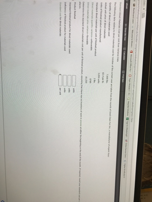 Solved Variabile overhead costs: Indirect factory labor | Chegg.com