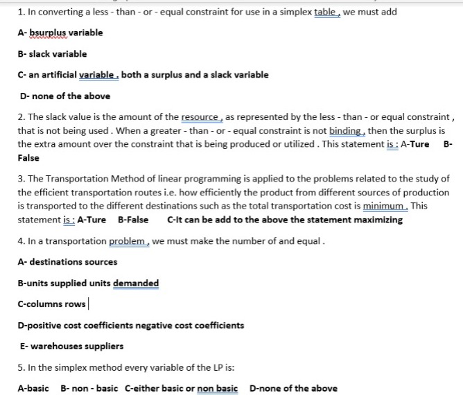 Solved 1. In converting a less - than - or - equal | Chegg.com