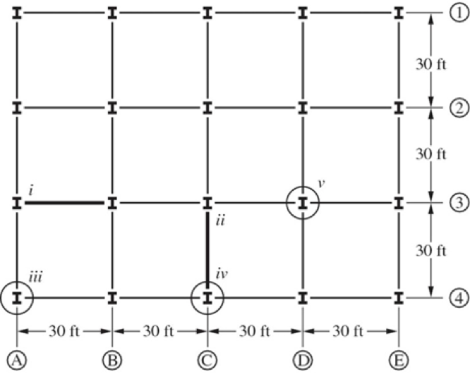 Solved A building has a column layout as shown in Figure | Chegg.com