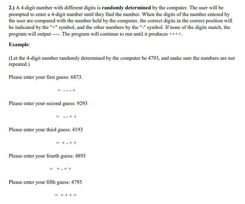 Solved 2.) A 4-digit number with different digits is | Chegg.com