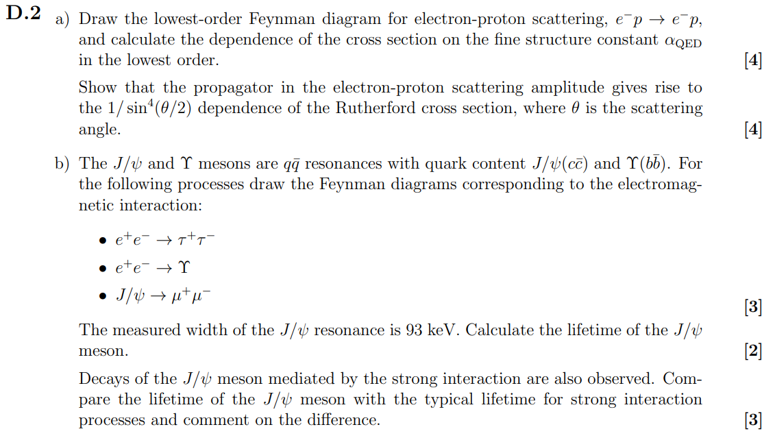 Solved a) Draw the lowest-order Feynman diagram for | Chegg.com