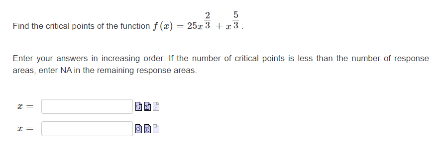 Solved Find the critical points of the function | Chegg.com