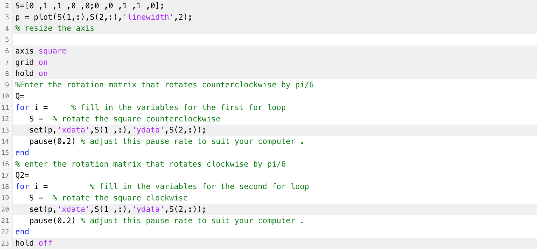 Solved Adapt the procedure developed in the LiveScript, | Chegg.com