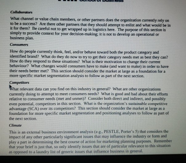 2. Marketing Objective What is your organization's | Chegg.com