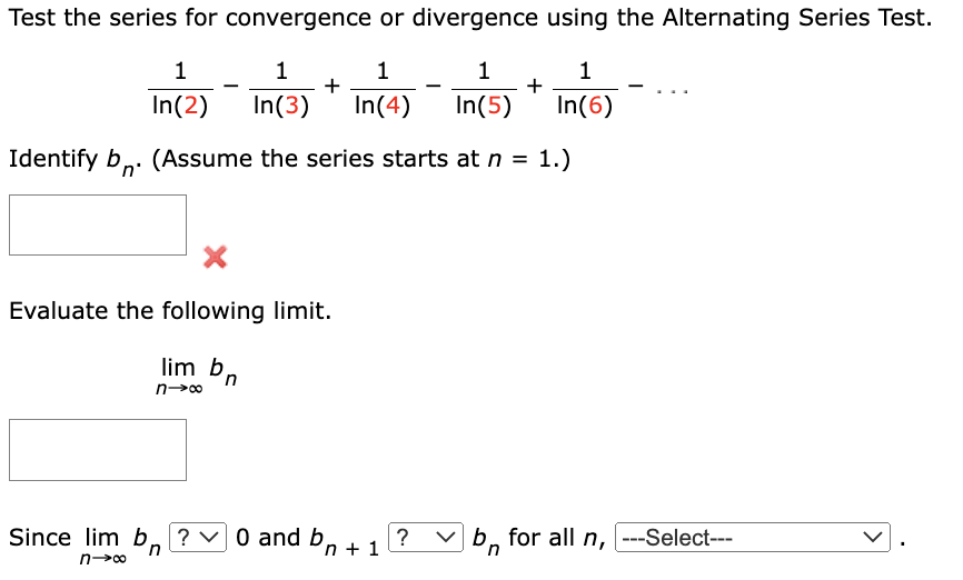Solved Test the series for convergence or divergence using | Chegg.com