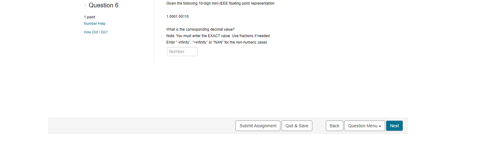 Solved Given the following 10-digit mini-IEEE floating point | Chegg.com