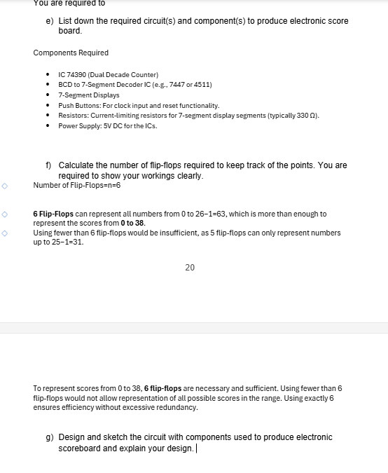 Solved You are required toe) ﻿List down the required | Chegg.com