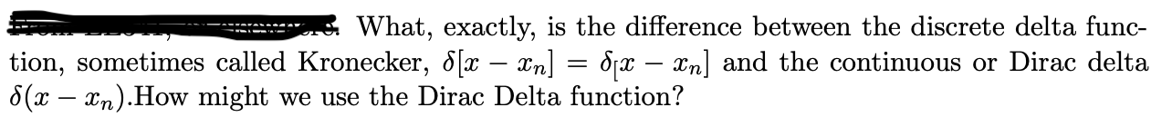 Solved What, exactly, is the difference between the discrete | Chegg.com