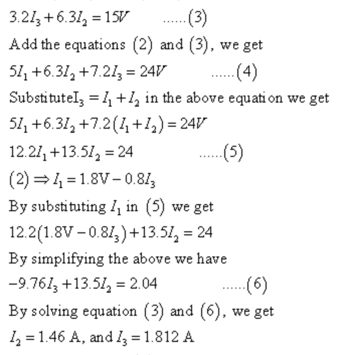 Solved can someone show me how to solve from equation 3 and | Chegg.com