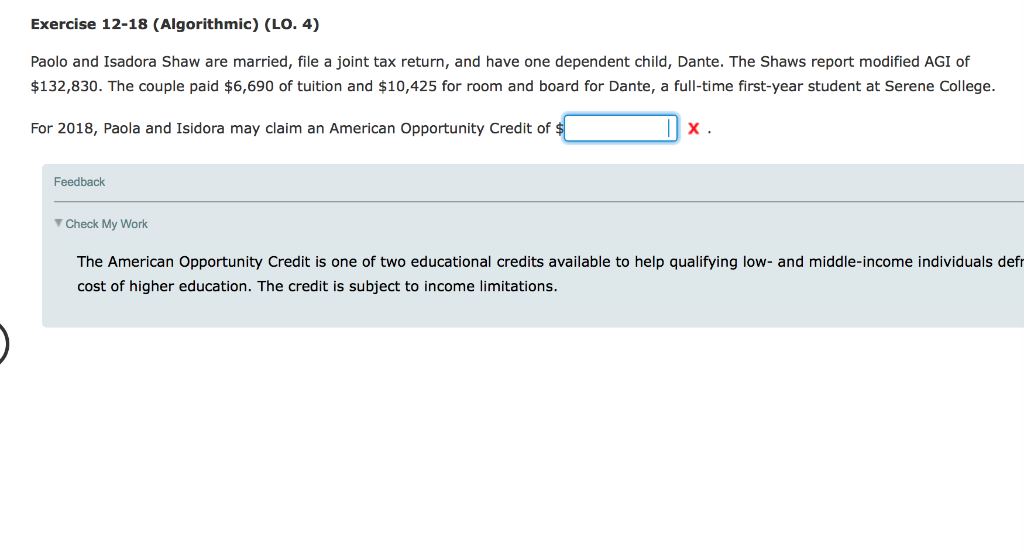 Solved Exercise 12-18 (Algorithmic) (Lo. 4) Paolo and | Chegg.com