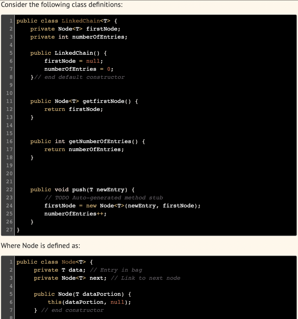 Solved Consider the following class definitions: public | Chegg.com