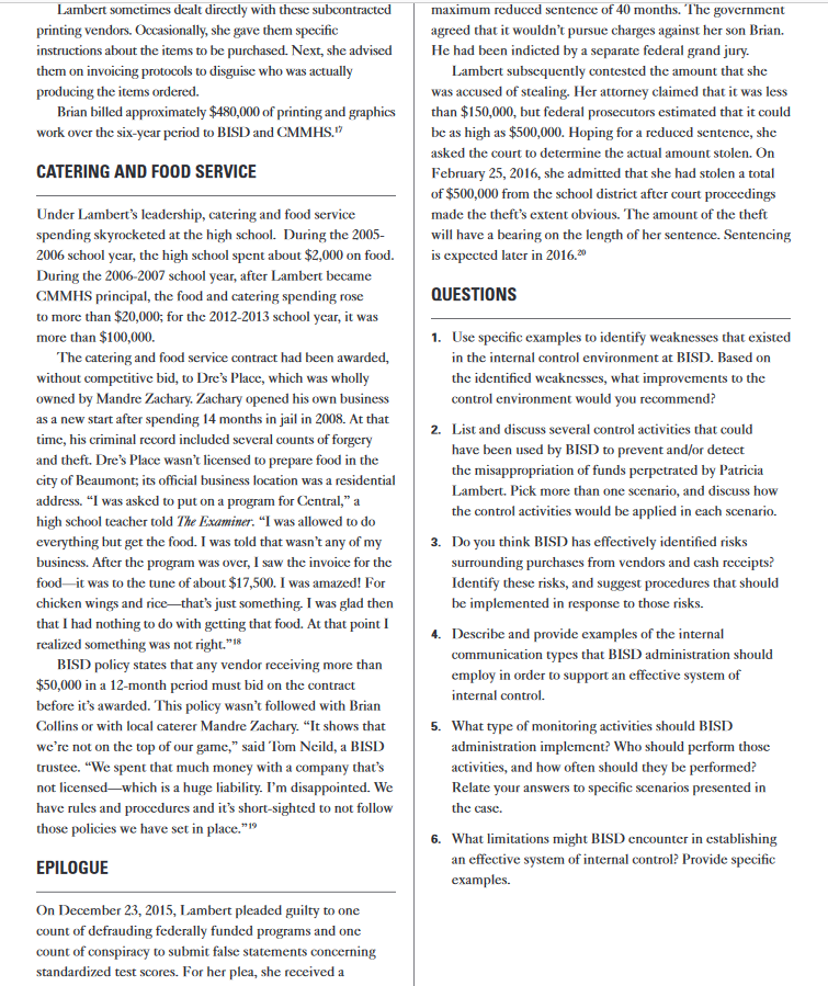 Solved Use specific examples to identify weaknesses that | Chegg.com
