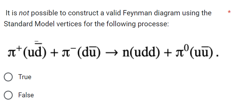 Solved It is not possible to construct a valid Feynman | Chegg.com