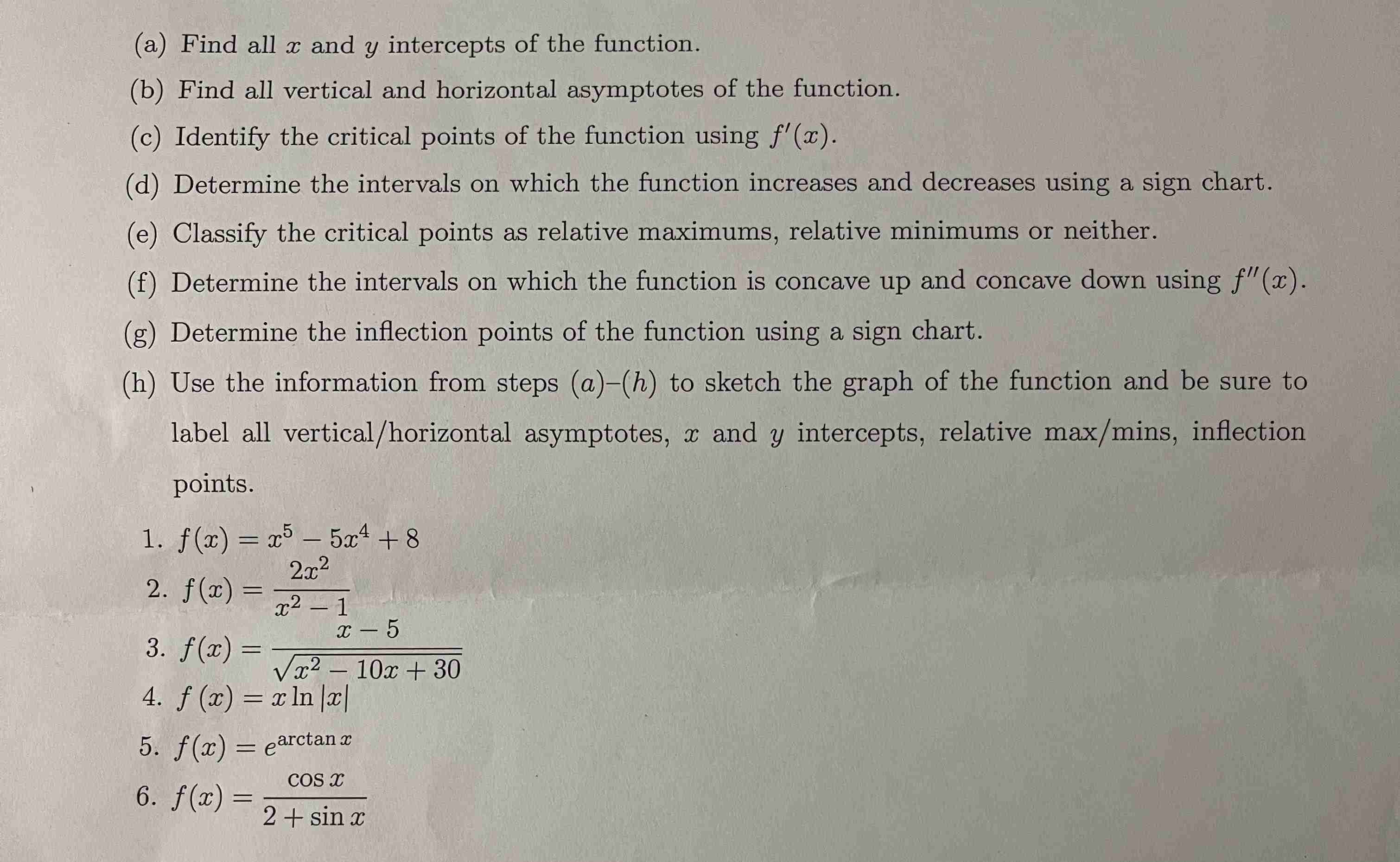 Solved (a) ﻿Find all x ﻿and y ﻿intercepts of the | Chegg.com