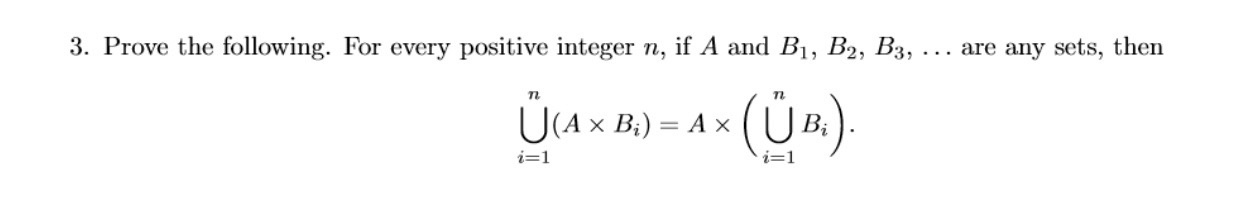 Prove the following. For every positive integer n, | Chegg.com