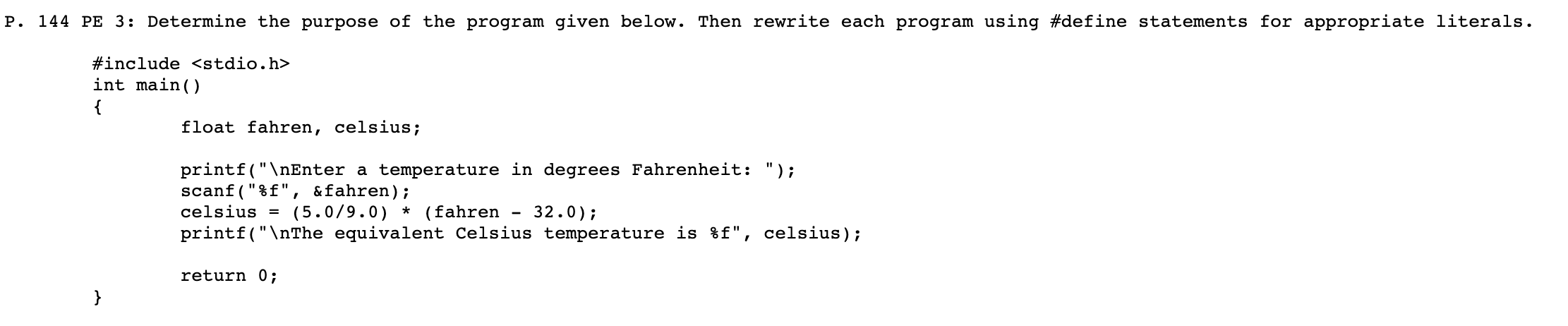 Solved P. 144 PE 3: Determine the purpose of the program | Chegg.com
