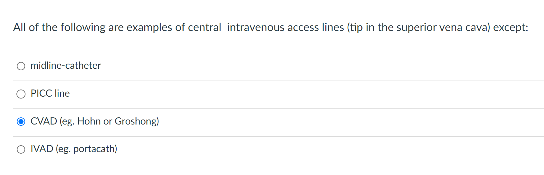 Solved All of the following are examples of central | Chegg.com