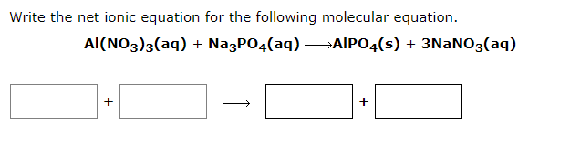 Solved Write the net ionic equation for the following | Chegg.com