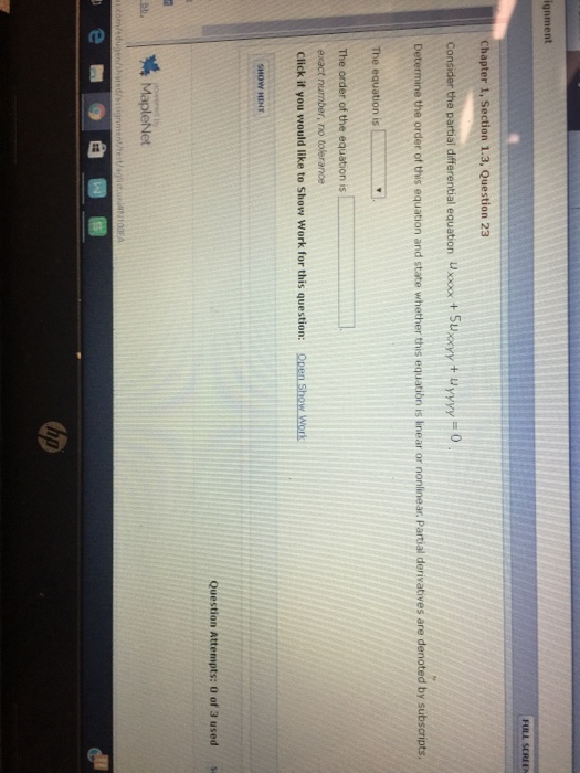 Solved Consider the partial differential equation u_xxxx + | Chegg.com