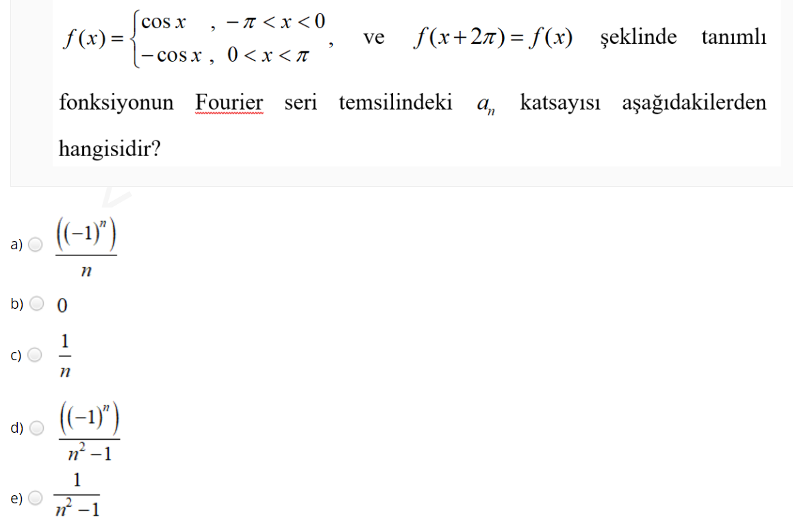 Solved check the image for equations - and f(x+2*pi) = f(x) | Chegg.com