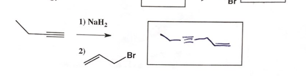 Solved 1) NaH2 2) Br | Chegg.com
