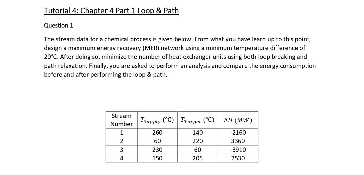 Solved Tutorial 4: Chapter 4 Part 1 Loop & Path Question 1 | Chegg.com