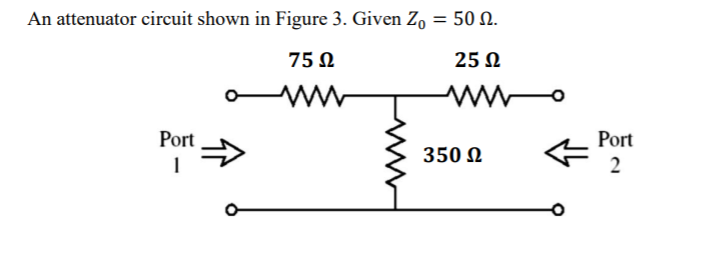 Solved Find 𝑆21of this circuit using two port scattering | Chegg.com