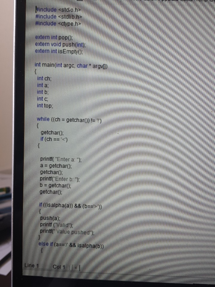 Solved PLULULUI include #include #include extern int | Chegg.com