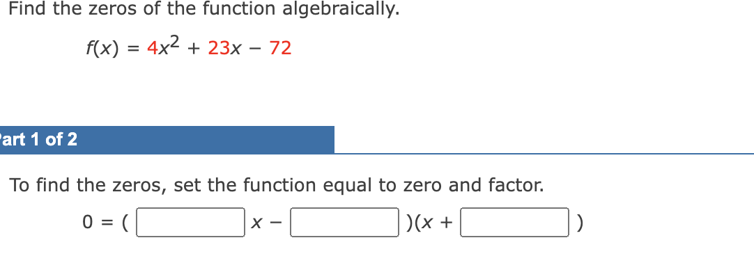 Solved Find the zeros of the function algebraically. f(x) = | Chegg.com