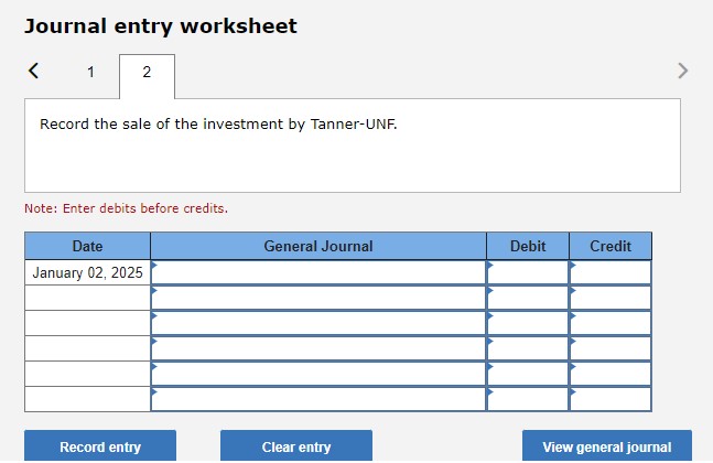 Solved Journal entry worksheet Prepare any journal entry | Chegg.com