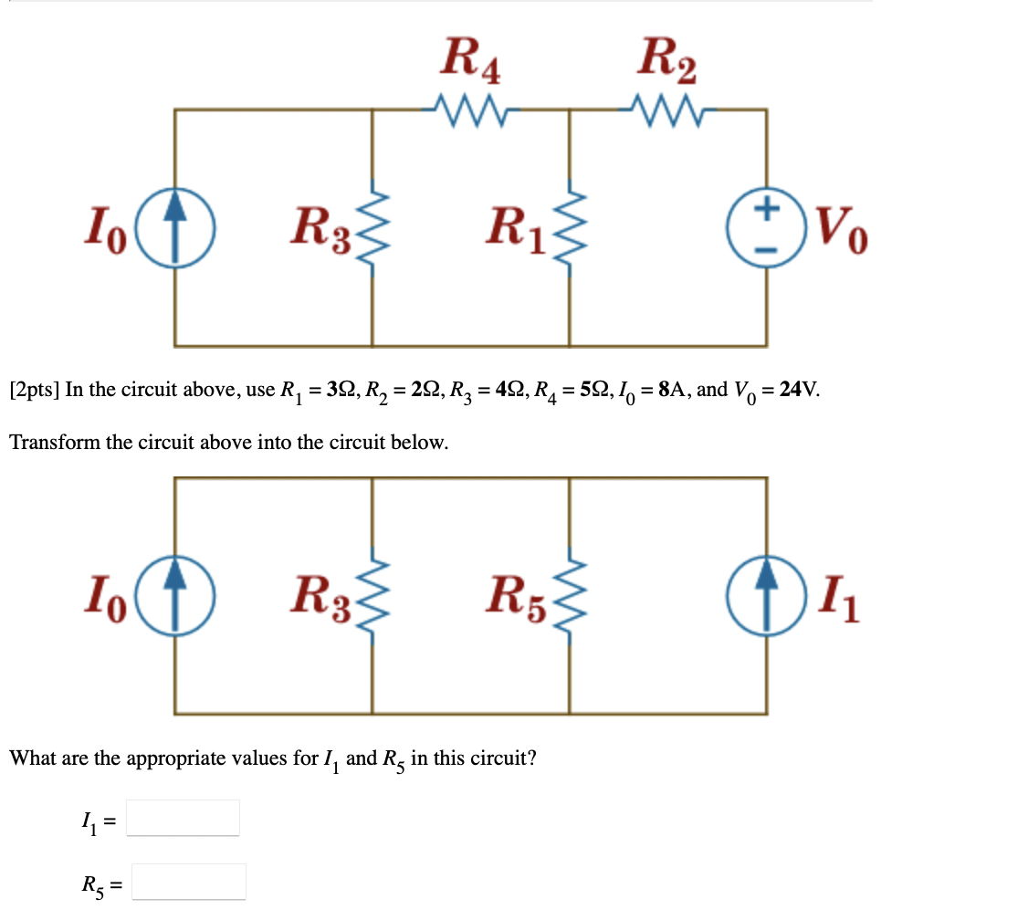 Solved In the circuit above, use R1 = 3Ω, R2 = 2Ω, R3 = 4Ω, | Chegg.com