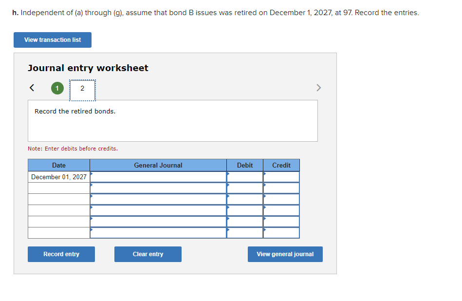 Solved Bond Issue B *Adjusted for roundingh. Independent of | Chegg.com