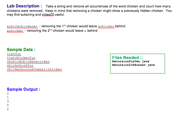 Solved Lab Description Take a string and remove all | Chegg.com Solved Lab Description Take a string and remove all | Chegg.com