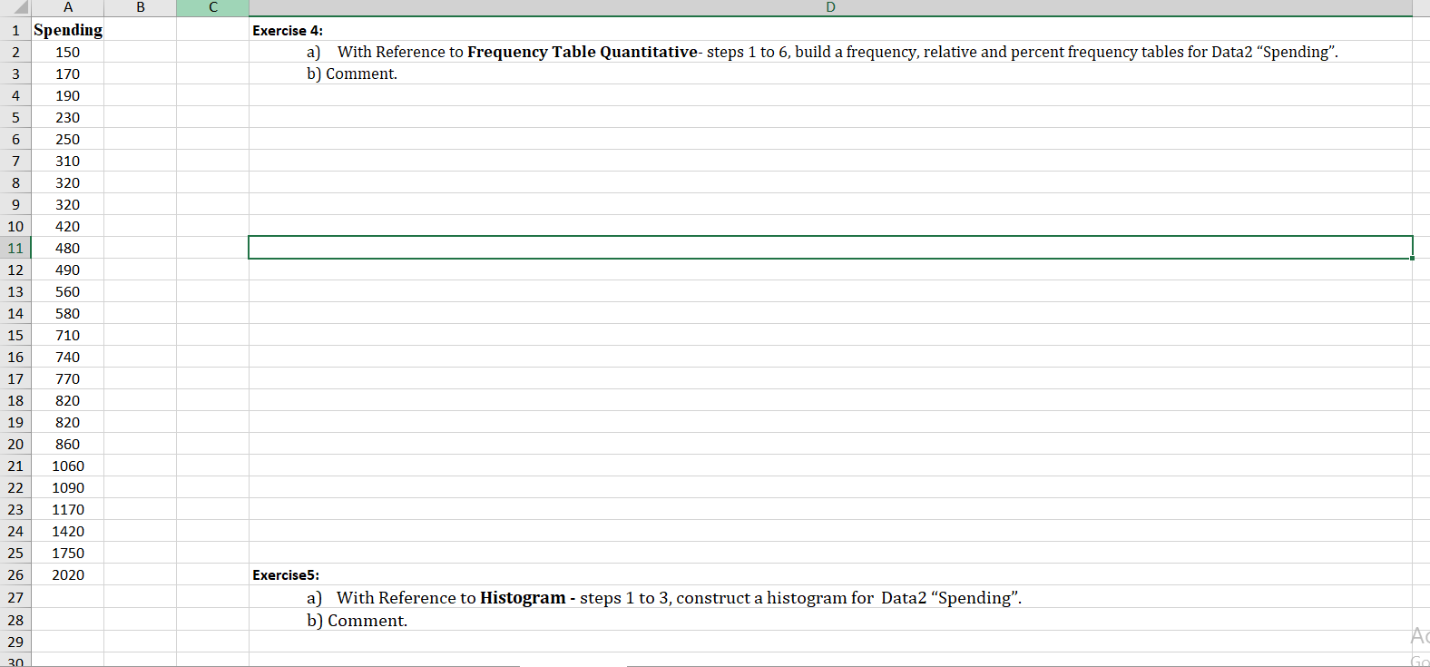 Solved Exercise 4: (5 points) a) With Reference to Frequency | Chegg.com