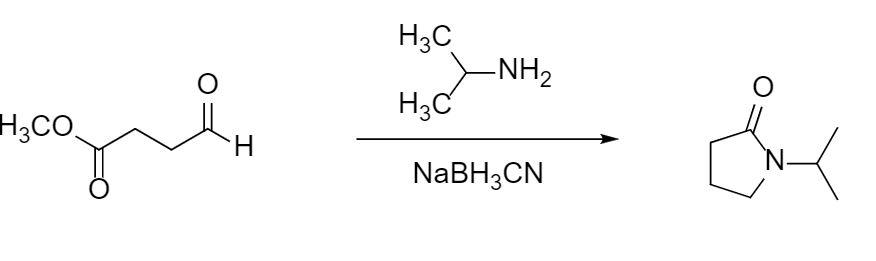 Solved H3C -NH2 O Н.С mozrin N NaBH3CN | Chegg.com