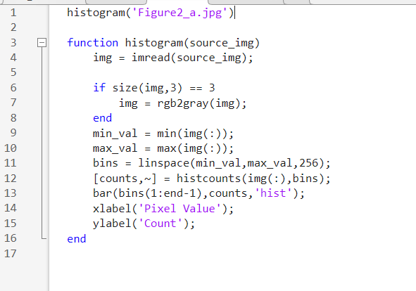 Solved MATLAB IMAGE Processing help. I need to call and | Chegg.com