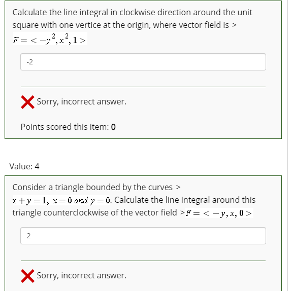 Solved Calculate the line integral in clockwise direction | Chegg.com